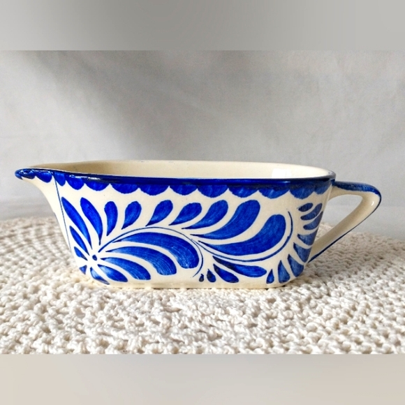 AnforA Mexican | Dining | Vintage Mexican Pottery Anfora Puebla Blue ...